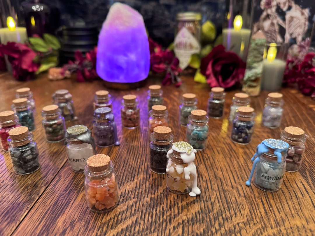 Individual Bottles of Mini Crystals - Etsy
