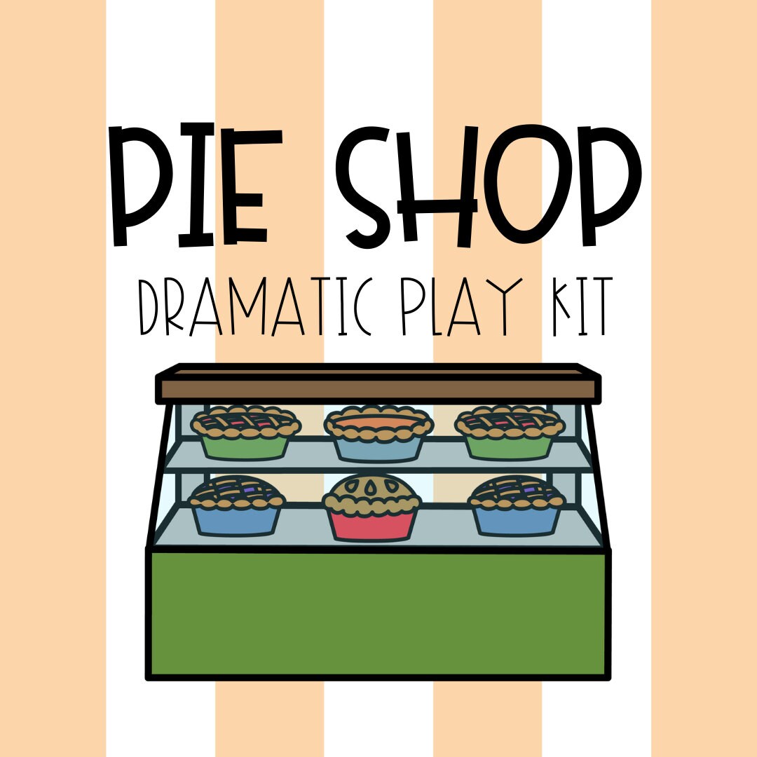 Pie Shop Dramatic Play Kit - Etsy