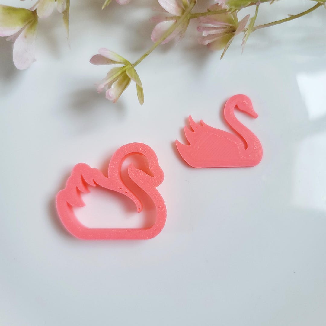 Swan, Polymer Clay Cutter, Multiple Sizes, Cookie Cutter - Etsy