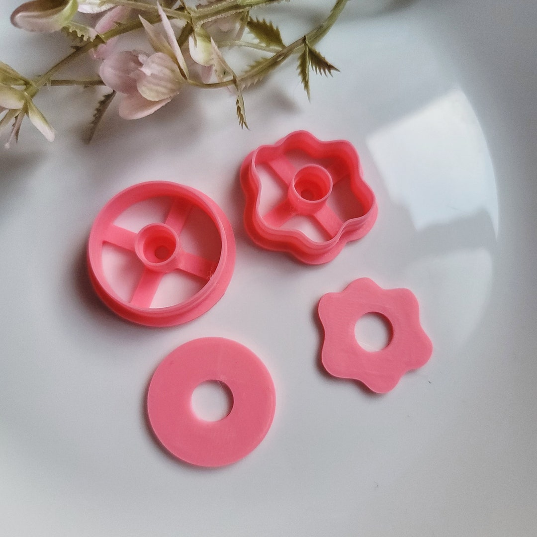 Doughnut Polymer Clay Cutter, Multiple Sizes, Cookie Cutter,donut, 2 ...