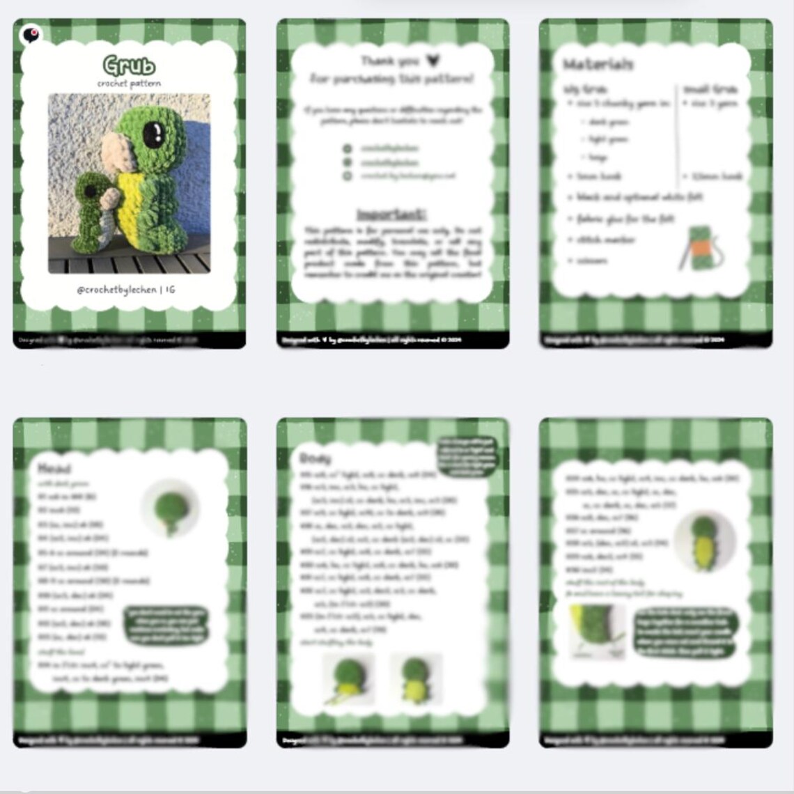 Grub Crochet Pattern | Beginner Friendly | Hollow Knight [PDF DOWNLOAD ...