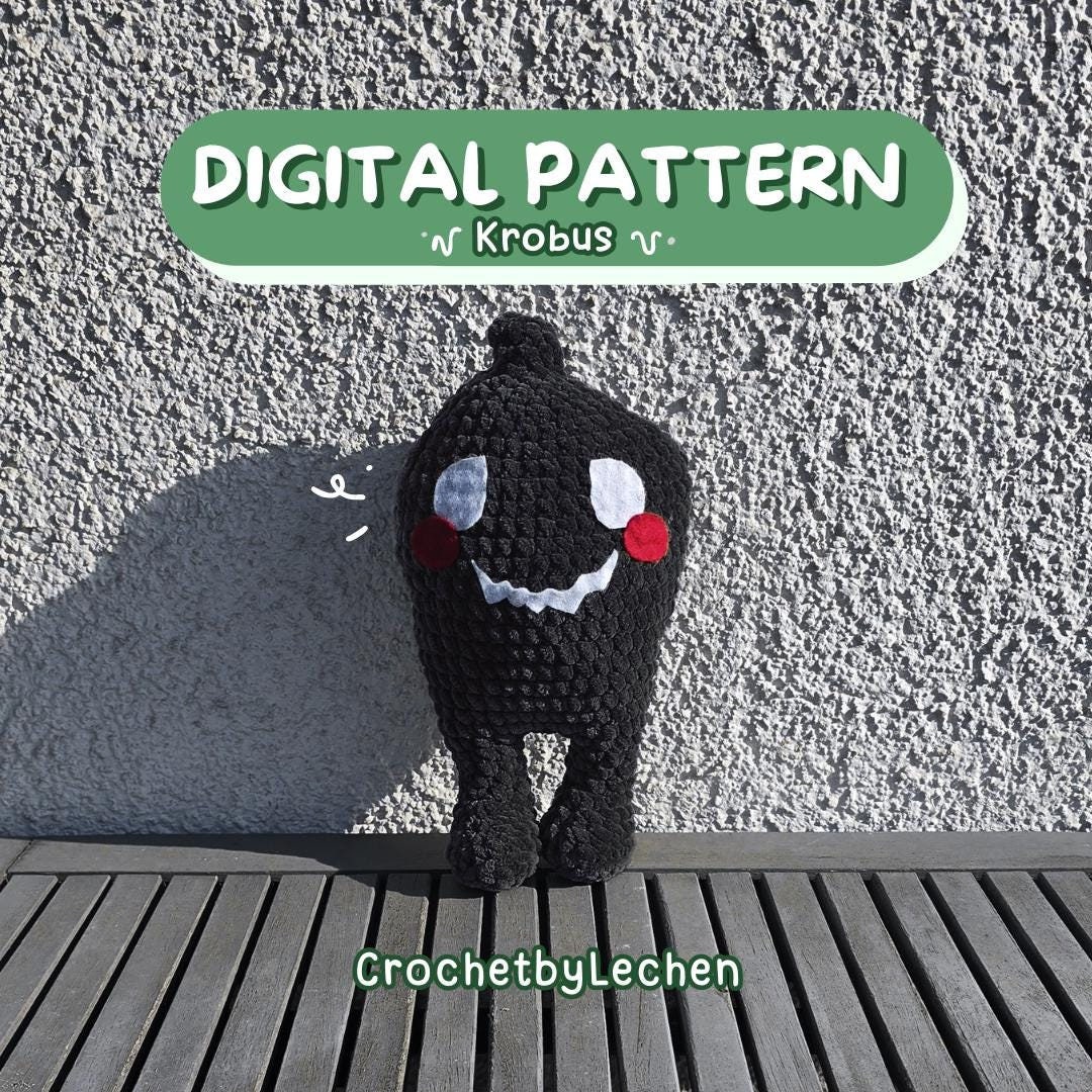 Krobus Crochet Pattern | Beginner Friendly | Stardew Monster [PDF DOWNLOAD] - Etsy
