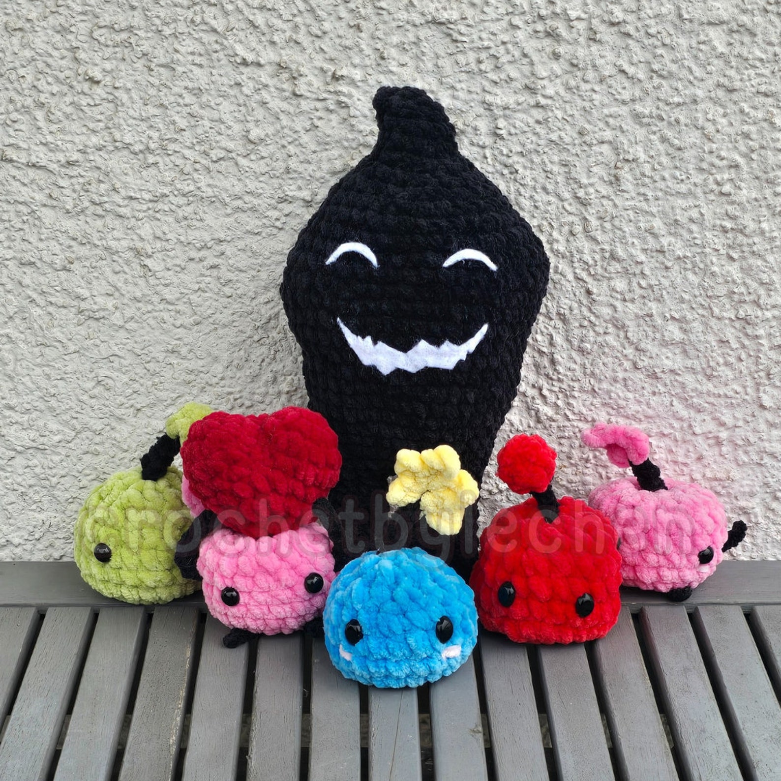 Stardew Pattern Bundle | Krobus + Junimo + Slime | Crochet Pattern [PDF DOWNLOAD] - Etsy