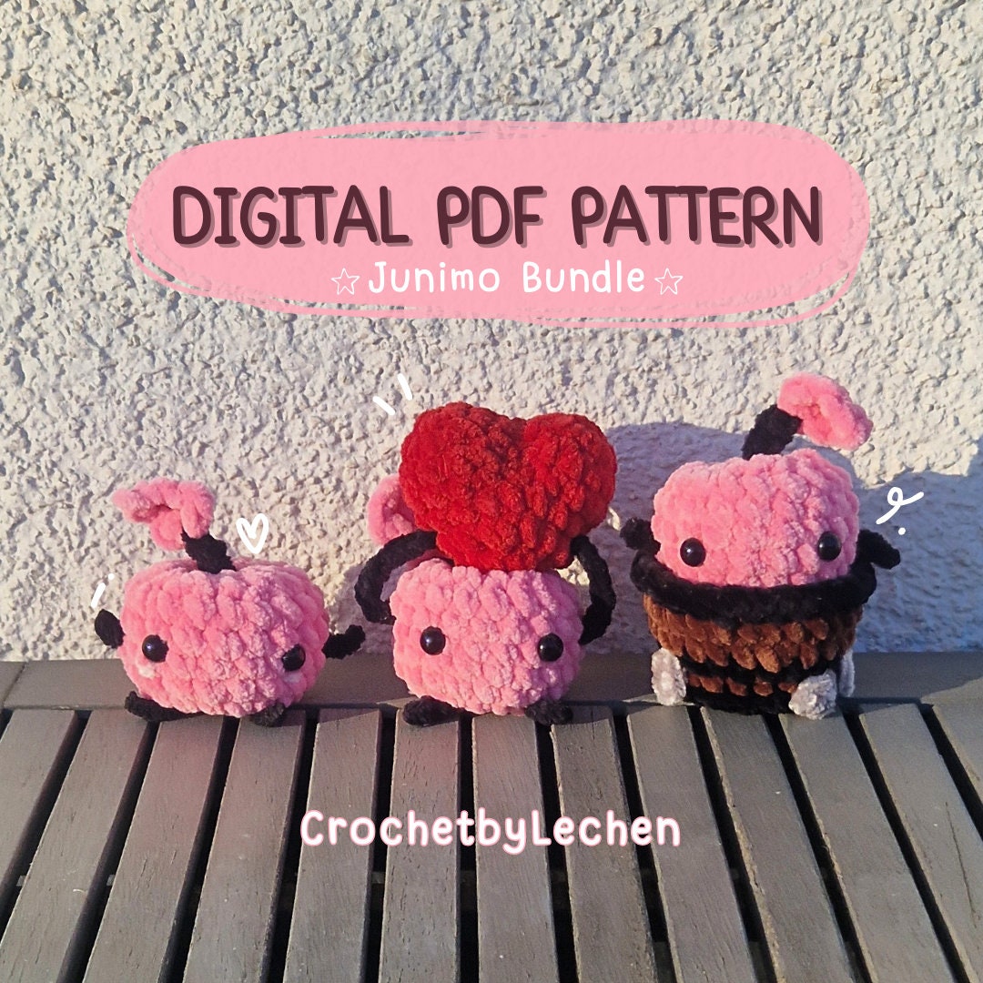 Junimo Crochet Pattern Junimo Heart Minecart PDF DOWNLOAD - Etsy