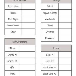 Easy Weekly Budget Planner for Beginners (undated) - Etsy