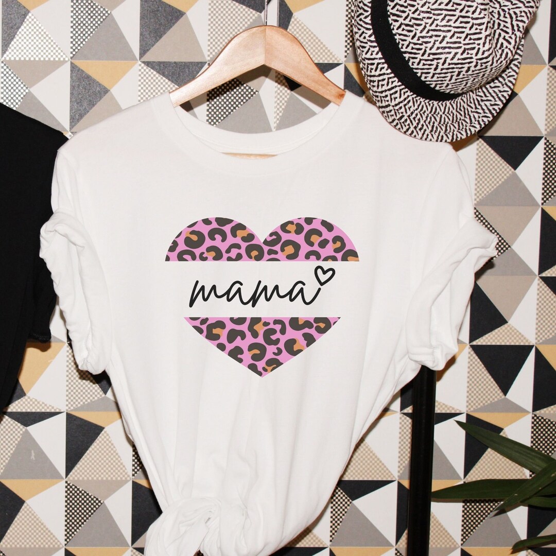 Leopard Mama, Mama Heartful, Minimalist Mom Gift, Mama Gifts, New Mom ...