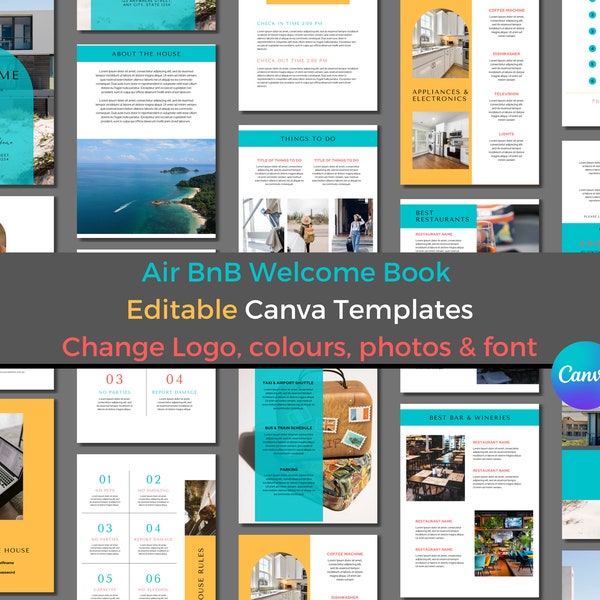 Air Bnb Welcome Book - Etsy