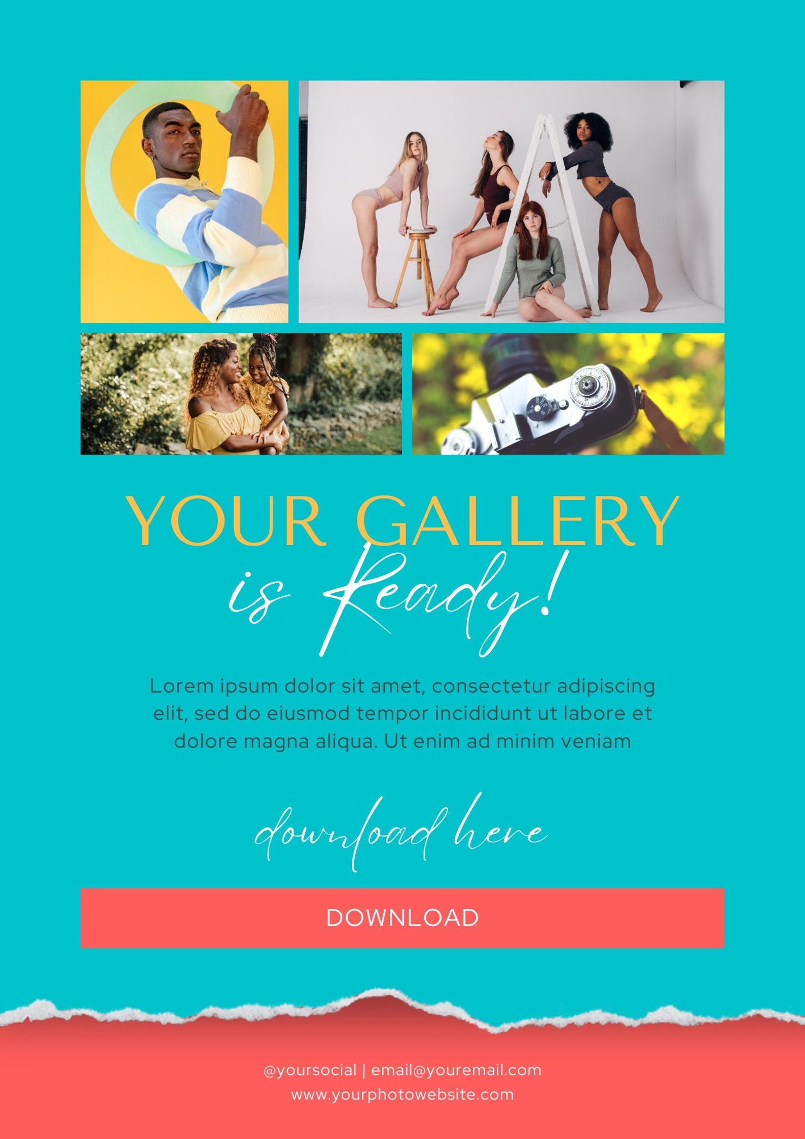 Photography Emails Editable Canva Email Templates - Etsy
