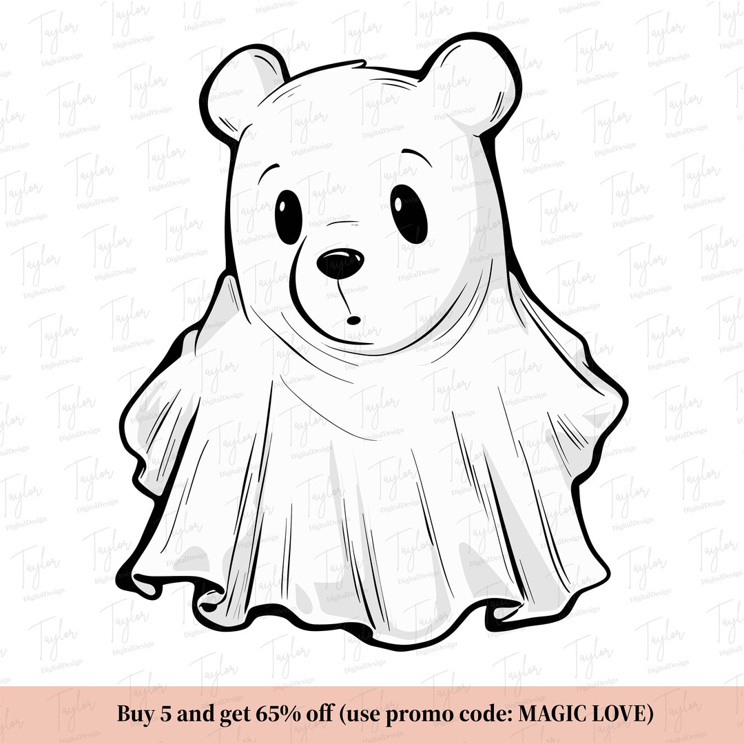 Winnie Halloween Svg Png, Winnie-the-pooh Halloween Ghost Svg Png ...