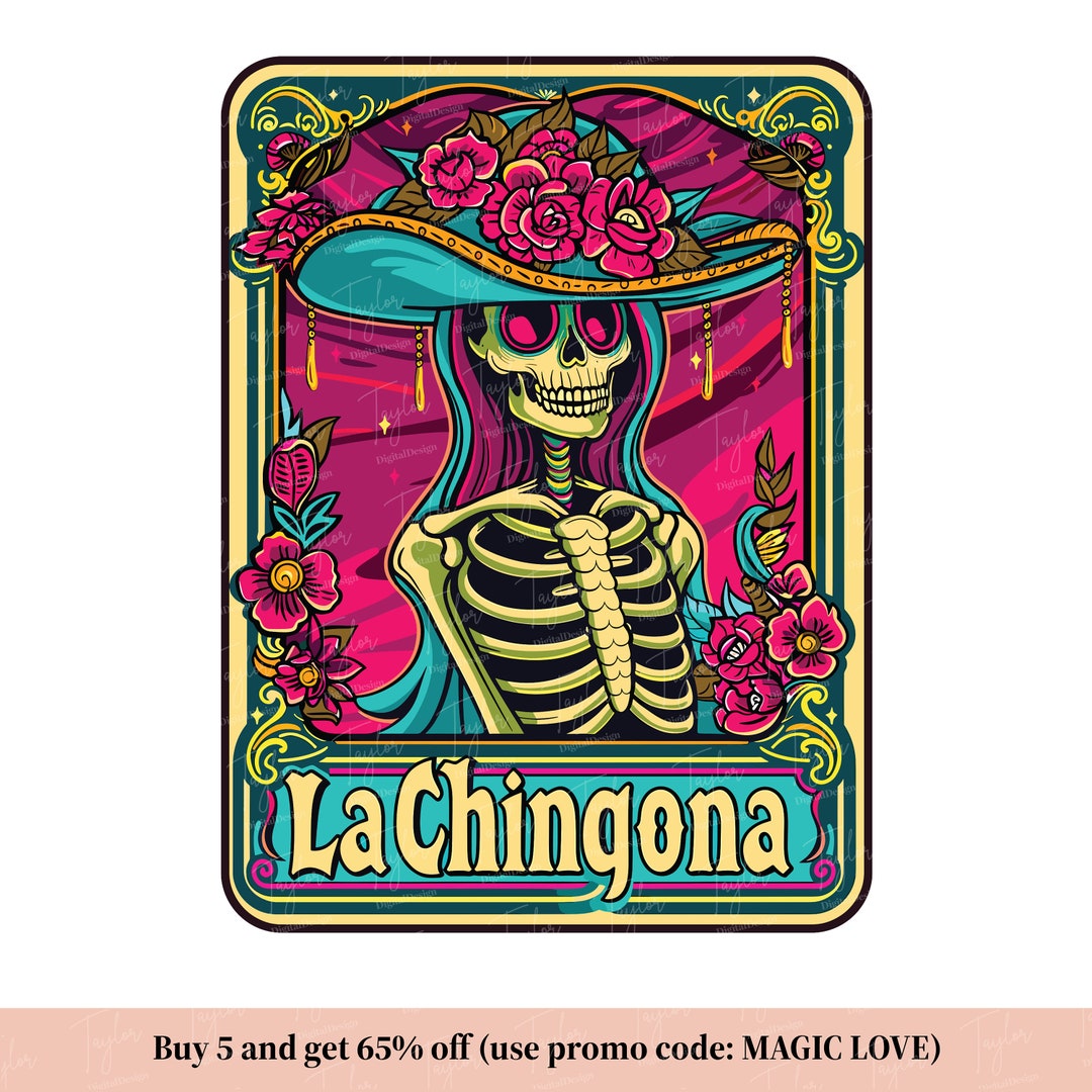 La Chingona Tarot Card Png Svg, Funny Mexican Sublimation Design ...