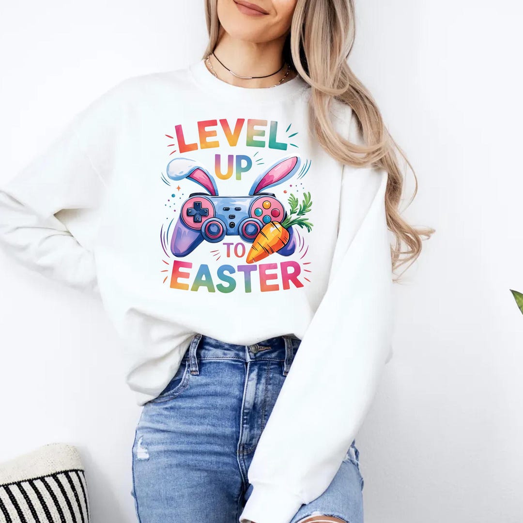 Easter Gamer Png, Easter Sublimation Design, Easter Bunny Gamer Png, Happy Easter Game ...