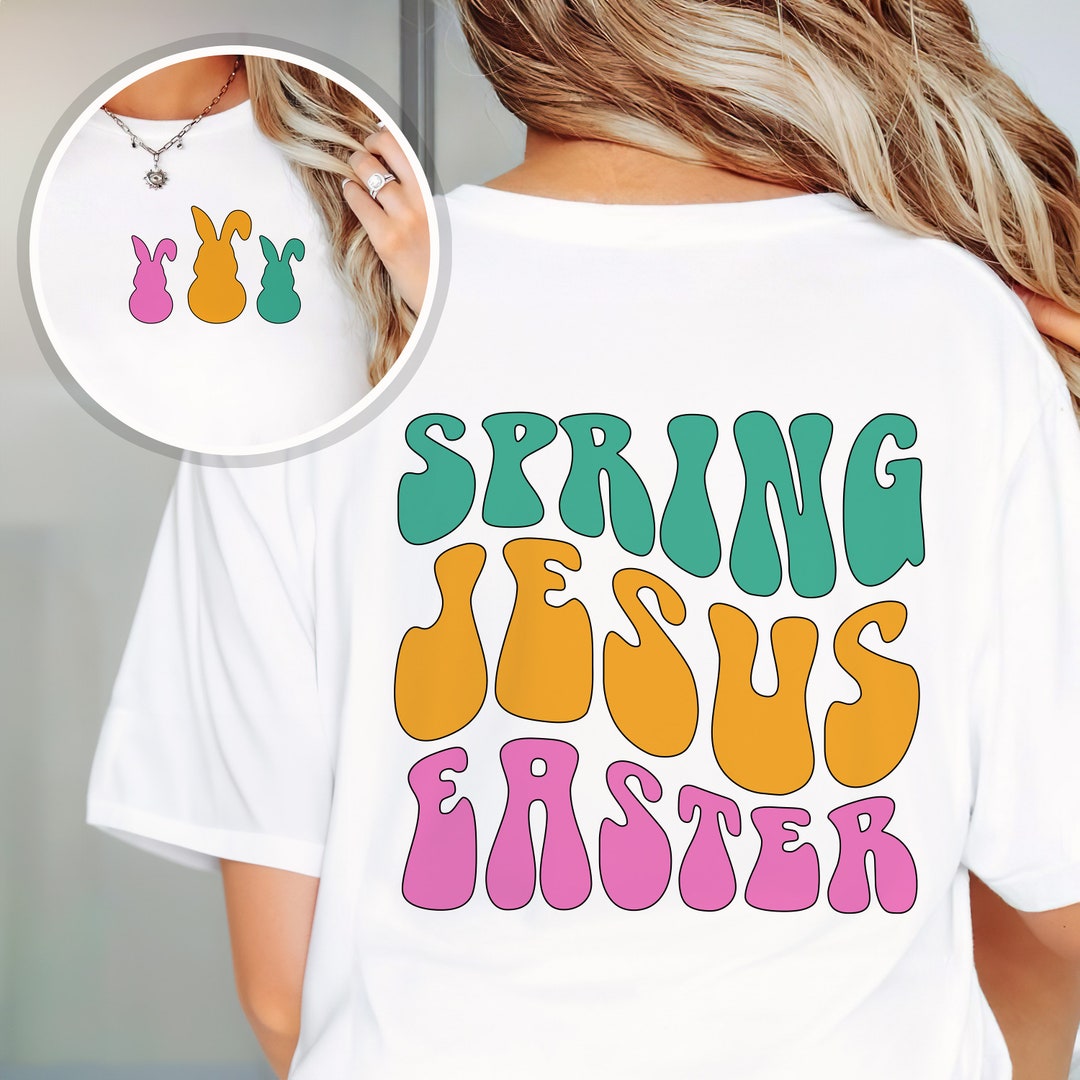 Spring Jesus Easter Svg, Cute Easter Svg, Easter Png, Easter ...