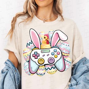 Easter Gamer Png, Easter Sublimation Design, Easter Bunny Gamer Png, Happy Easter Game ...