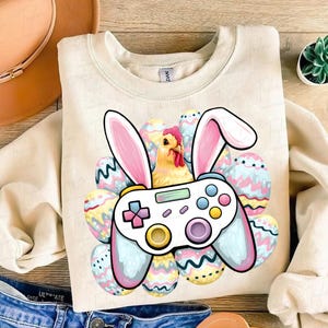 Easter Gamer Png, Easter Sublimation Design, Easter Bunny Gamer Png, Happy Easter Game ...
