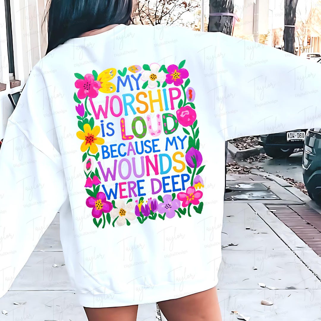 My Worship is Loud Png, Jesus Png File, Preppy Christian Design, Bible ...
