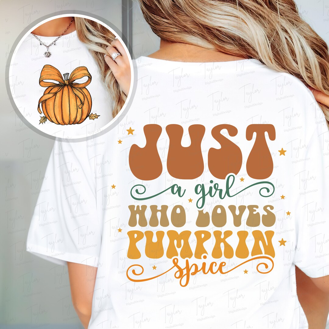 Coquette Pumpkin Spice Png Svg, Fall Png, Fall Design, Coquette, Aesthetic Png, Autumn PNG ...
