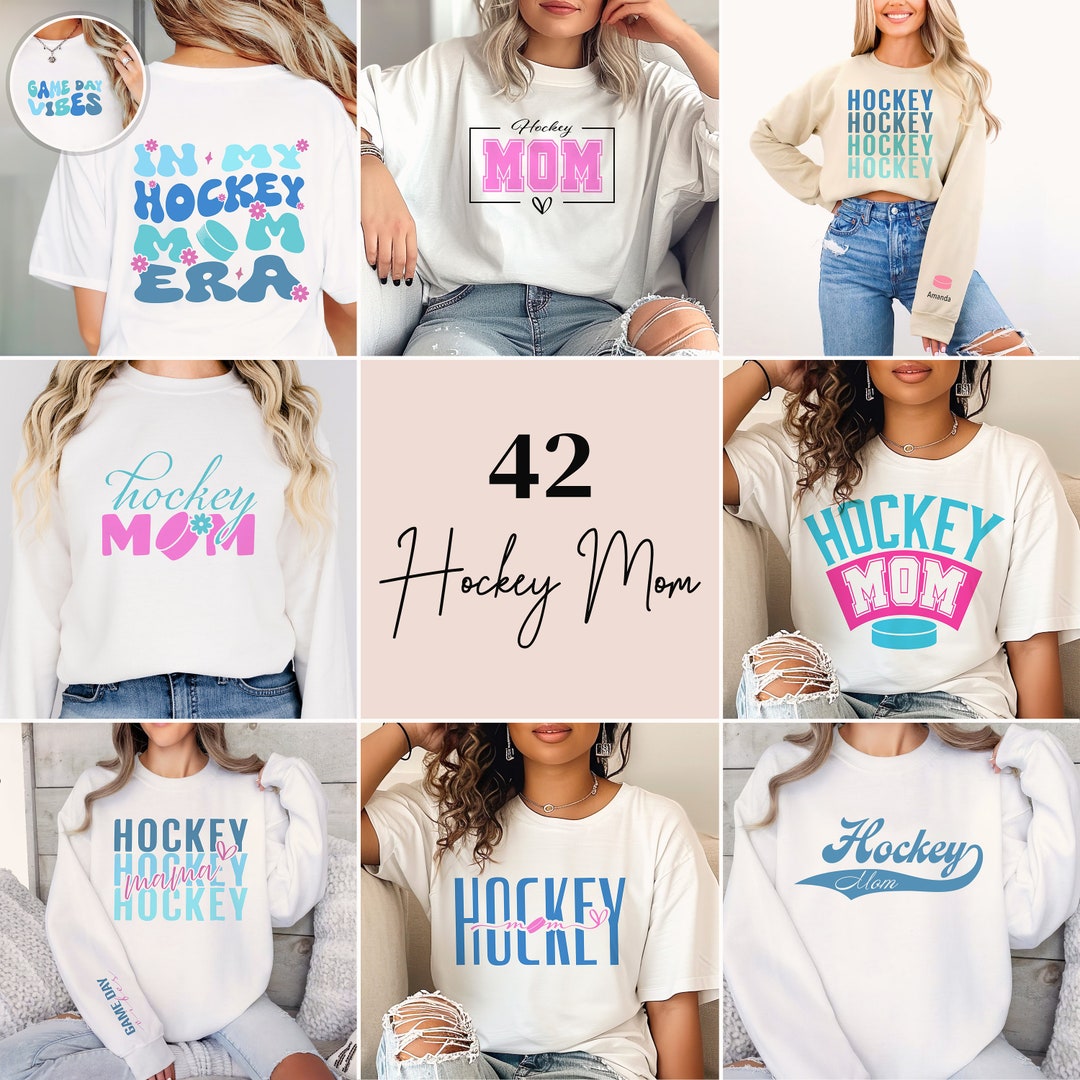 Hockey Mom Svg Bundle Hockey Svg Hockey Mom Shirt Hockey Png Hockey Mama Svg Hockey Mom Life