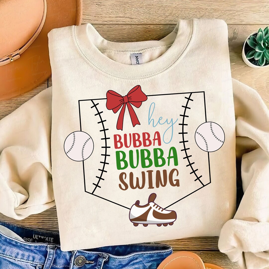 Hey Bubba Swing PNG Baseball Digital Download PNG Baseball Brother ...
