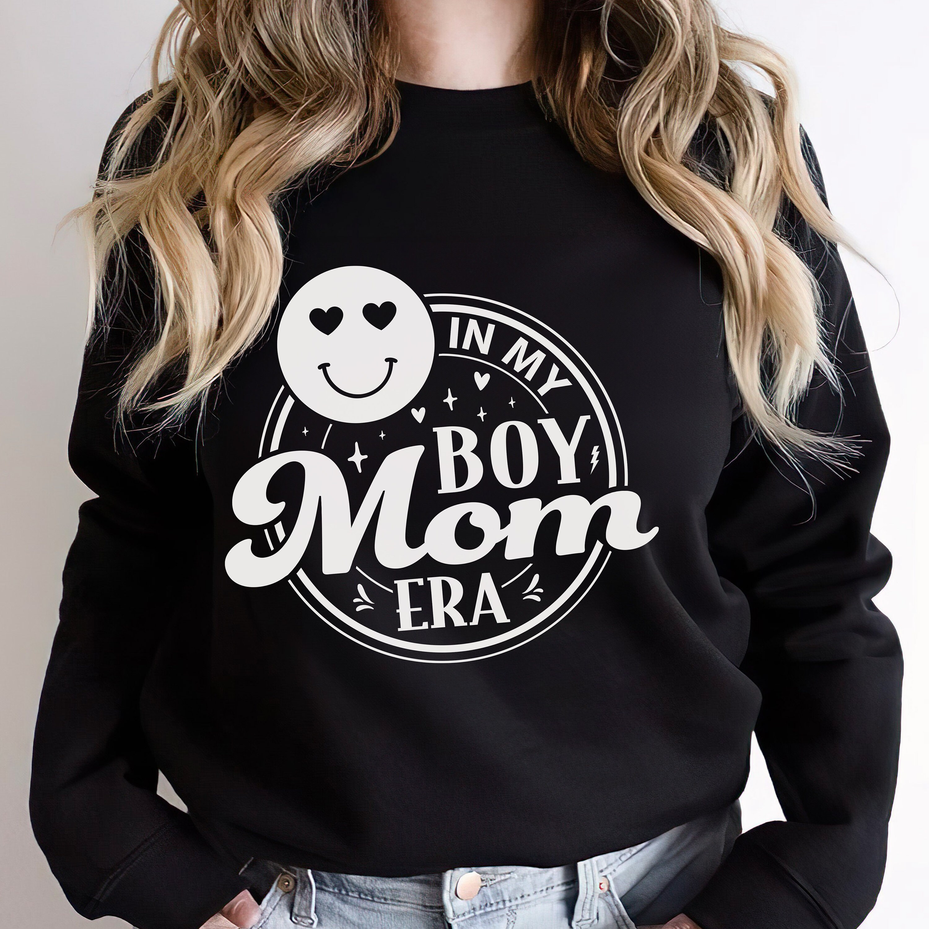 In My Boy Mom Era SVG PNG, in My Mom Era Svg, Smiley Boy Mom Svg, Boy ...