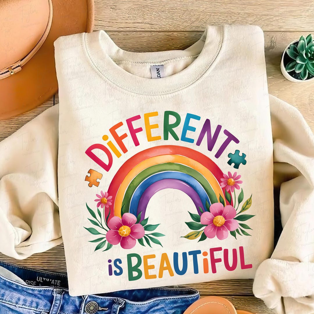 Different is Beautiful, Autism Awareness Png, Autism Support Png ...