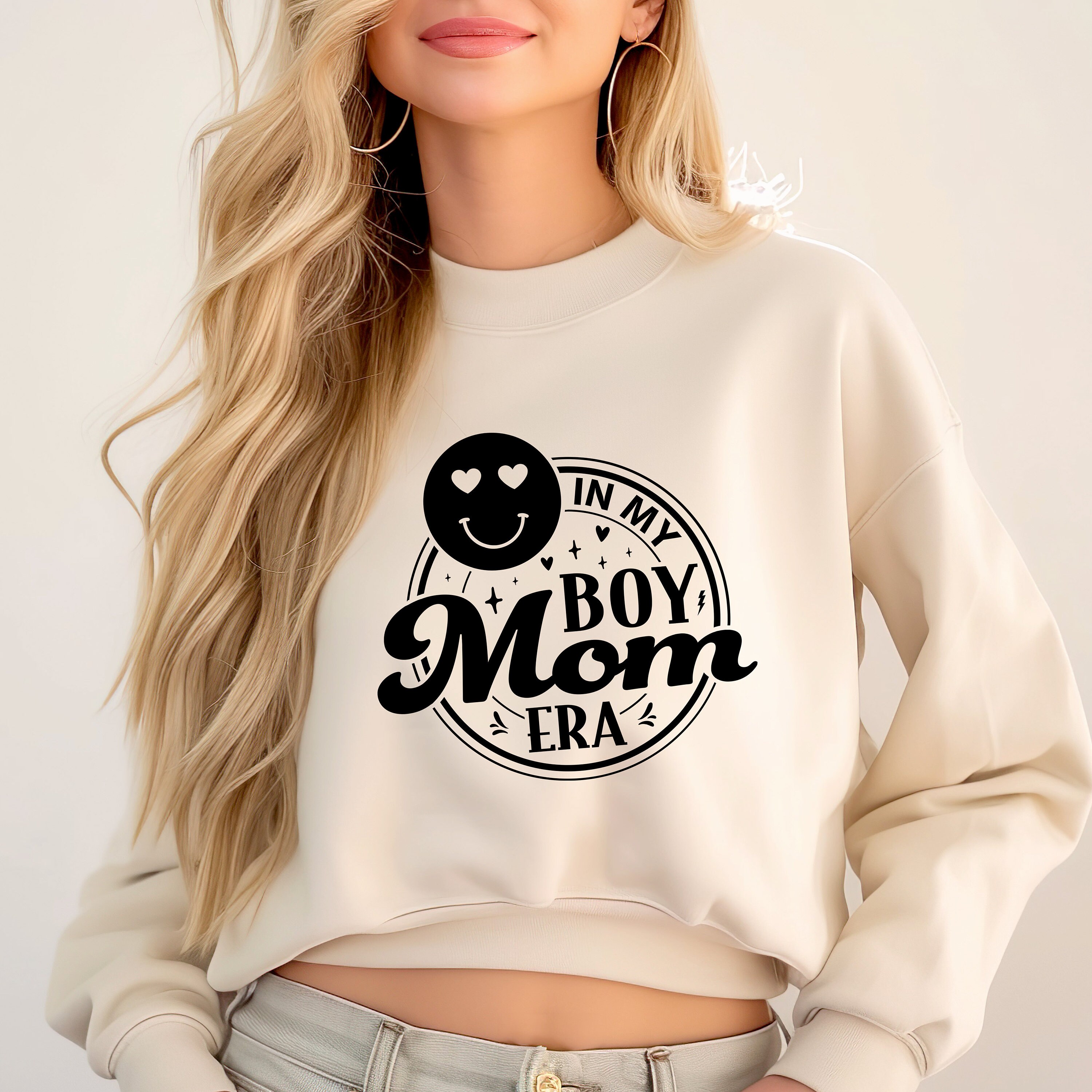In My Boy Mom Era SVG PNG, in My Mom Era Svg, Smiley Boy Mom Svg, Boy ...