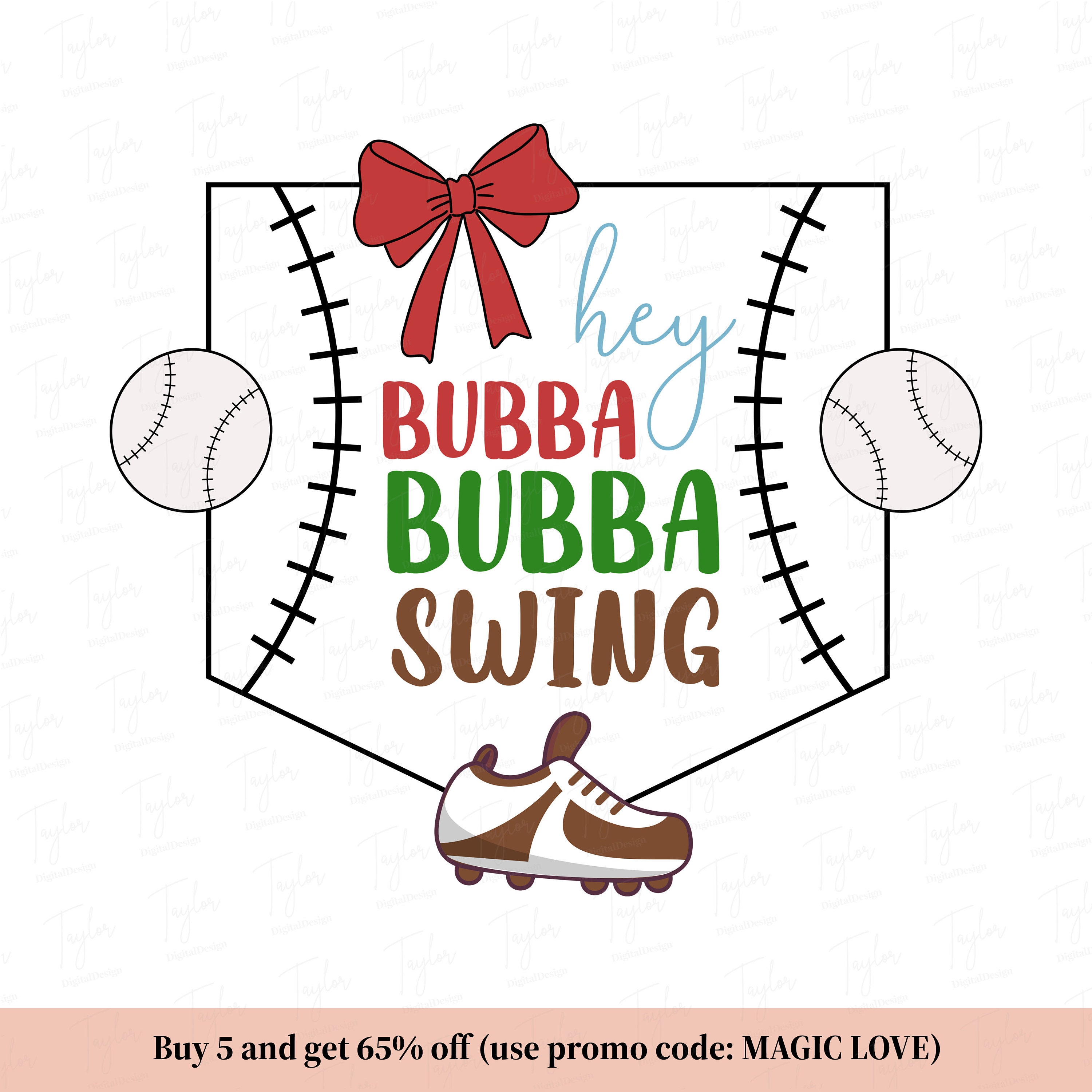 Hey Bubba Swing PNG Baseball Digital Download PNG Baseball Brother ...