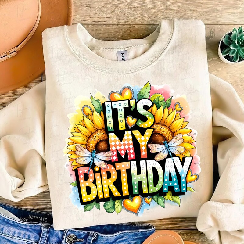 Sunflower Birthday Shirt - Etsy