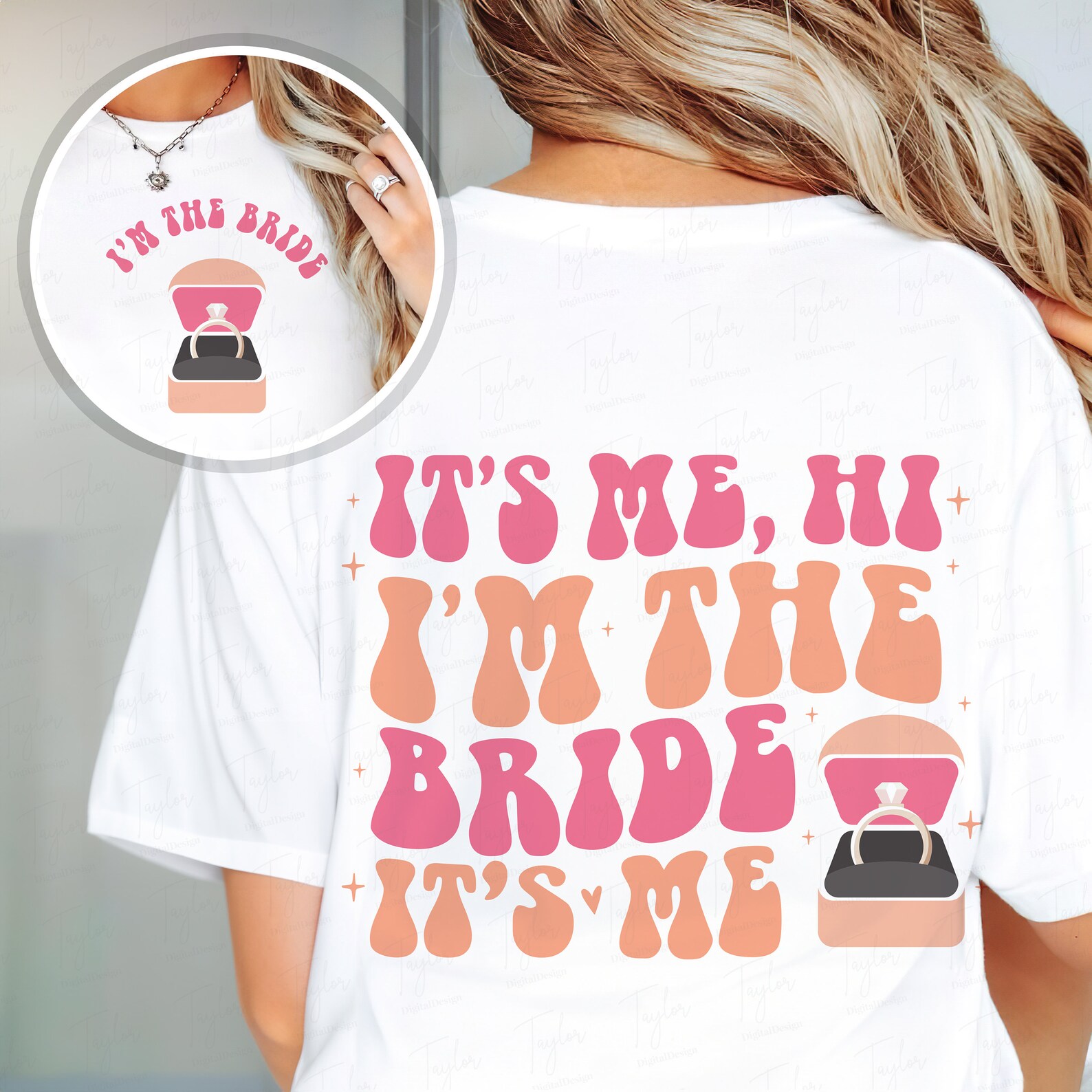 It's Me Hi I'm the Bride It's Me Svg Png, Bachelorette Party Svg Png ...
