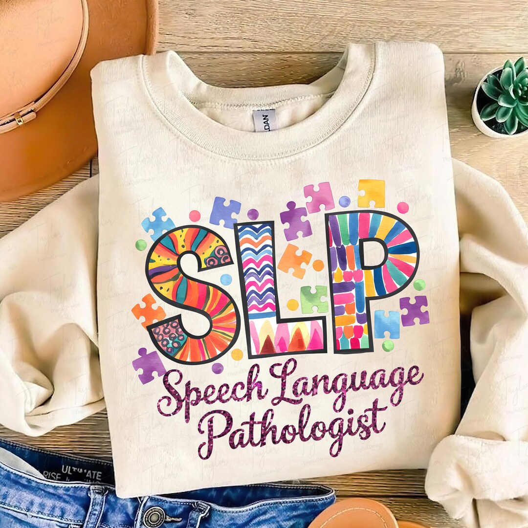 Puzzle Speech Therapy Png, SLP Design, Speech Pathology Png, Language ...