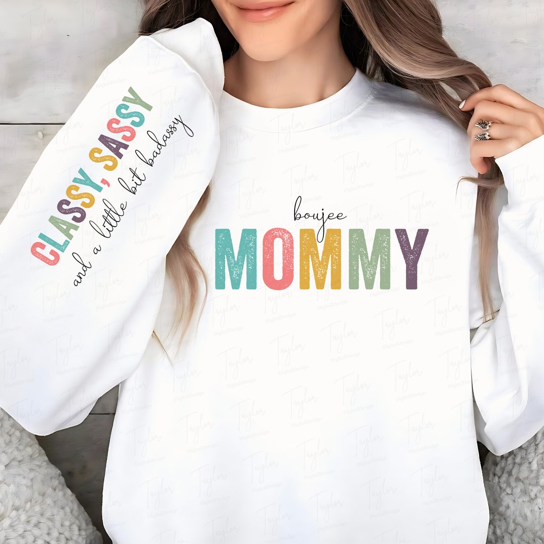 Boujee Mom Era Svg Png, Boujee Mama Shirt Design, Trendy Mom Svg, Sassy ...