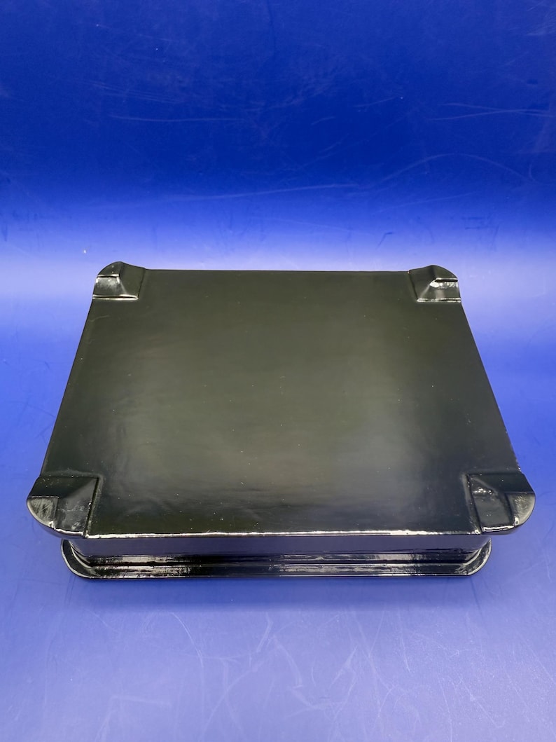 Vintage, Whimsical "firebird" Russian Black Lacquered Box With Lid ...