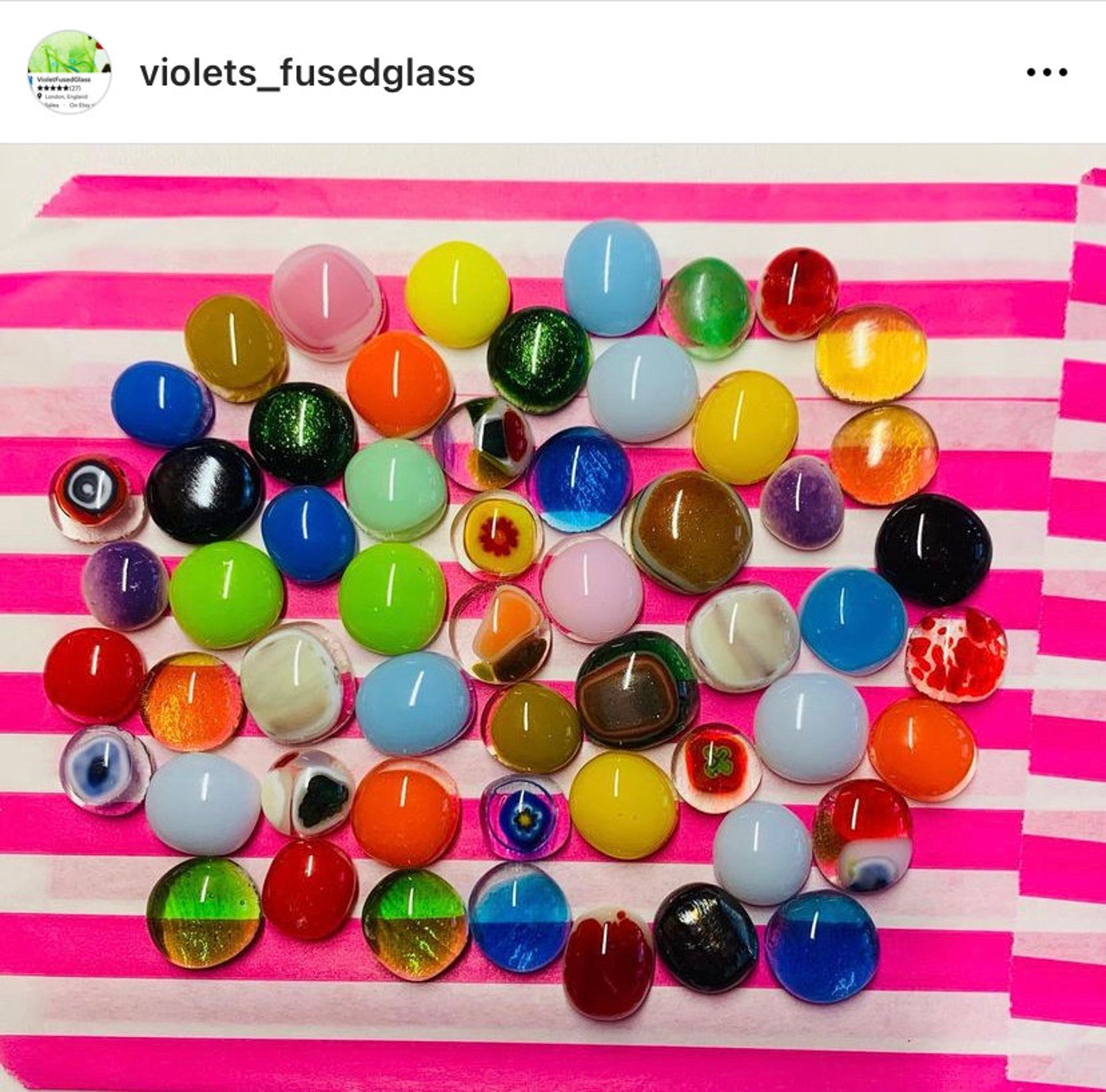 Fused Glass Pebbles, Perfect for Craft, Art and Mosaic Projects ...