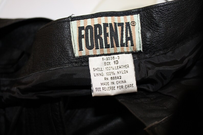 S 26 Forenza Leather Pants Vintage Cool Concert Date Fall Festival ...