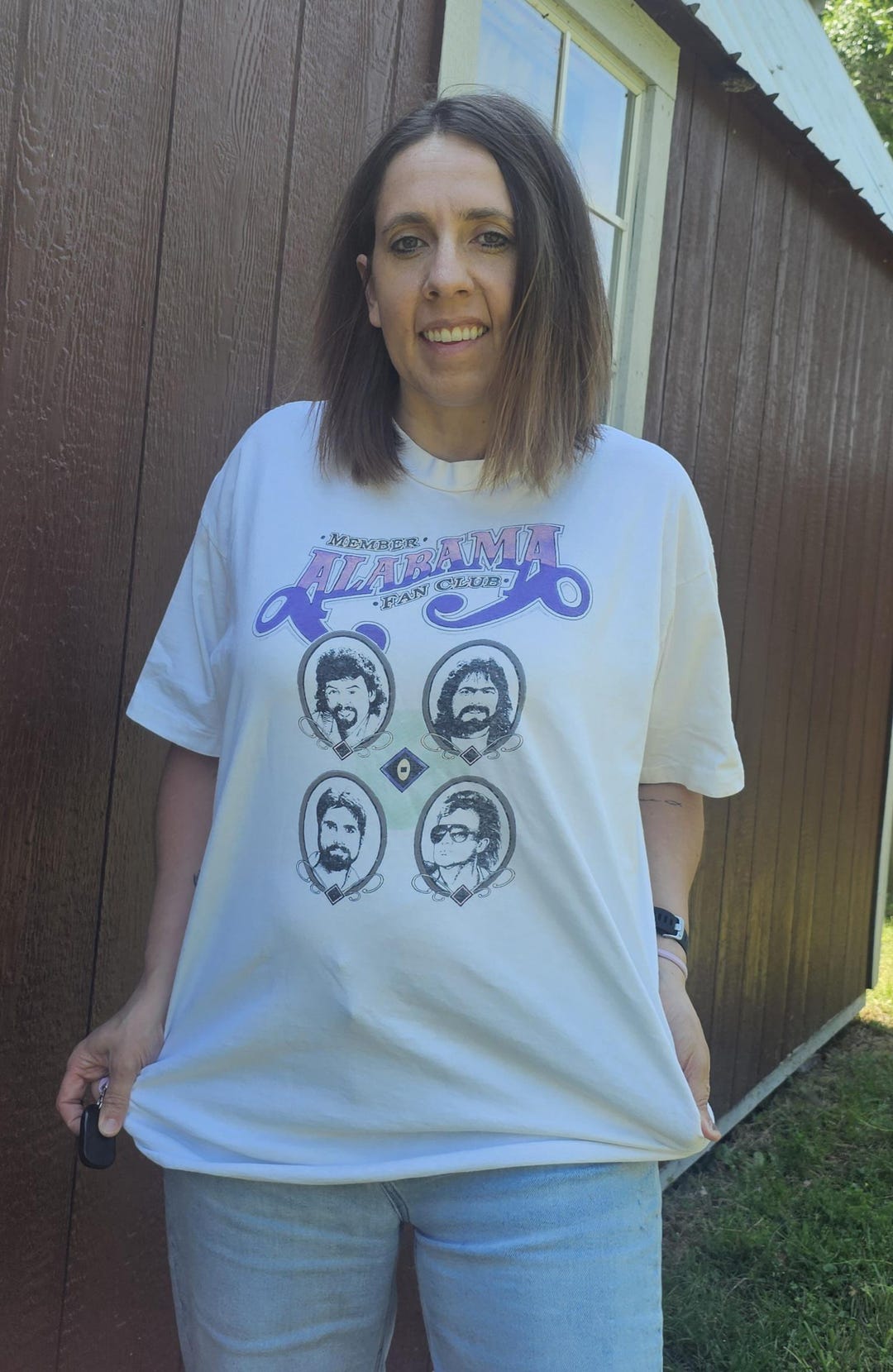 Alabama Band Vintage Fan Club Faces 80s Classic Country M/L - Etsy