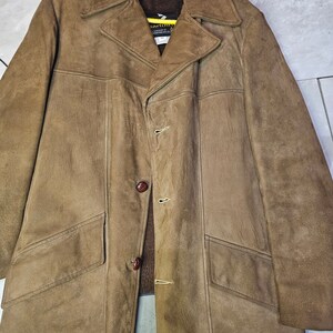 Startown Vintage Suede Leather Jacket EVC Mens 40 M Fall Winter Classic ...