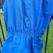 Unisex Gender Neutral Parasuit Vintage Unbranded Coveralls Blue Belted ...