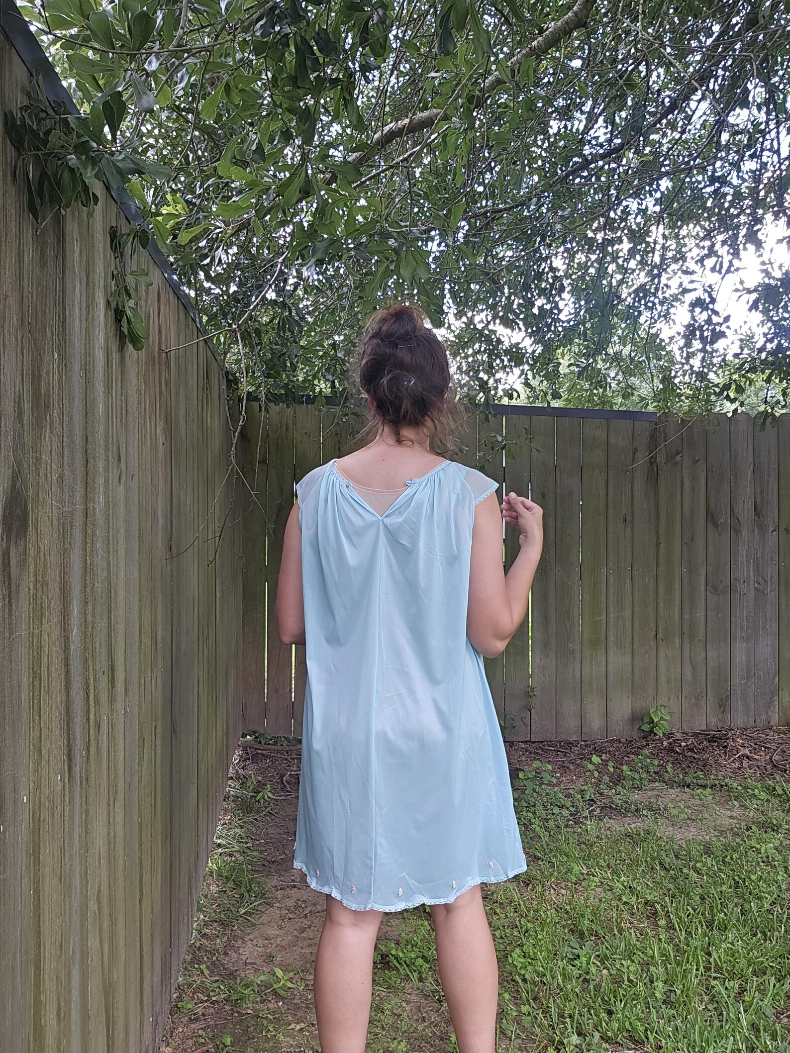 Henson Kickernick Pastel Blue Gown and Robe Set Classic 60s 70s Nylon ...