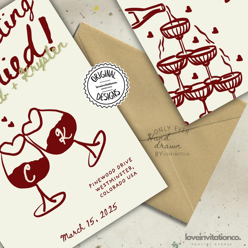 Editable Wedding Invitation Template Printable Invitation Suite Digital ...
