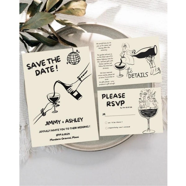 Unique Save the Date - Etsy