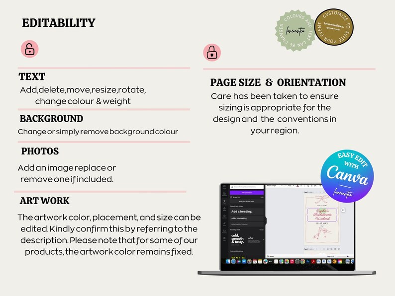 Printable Wedding Invitation Template Hand Drawn Bride and Groom ...