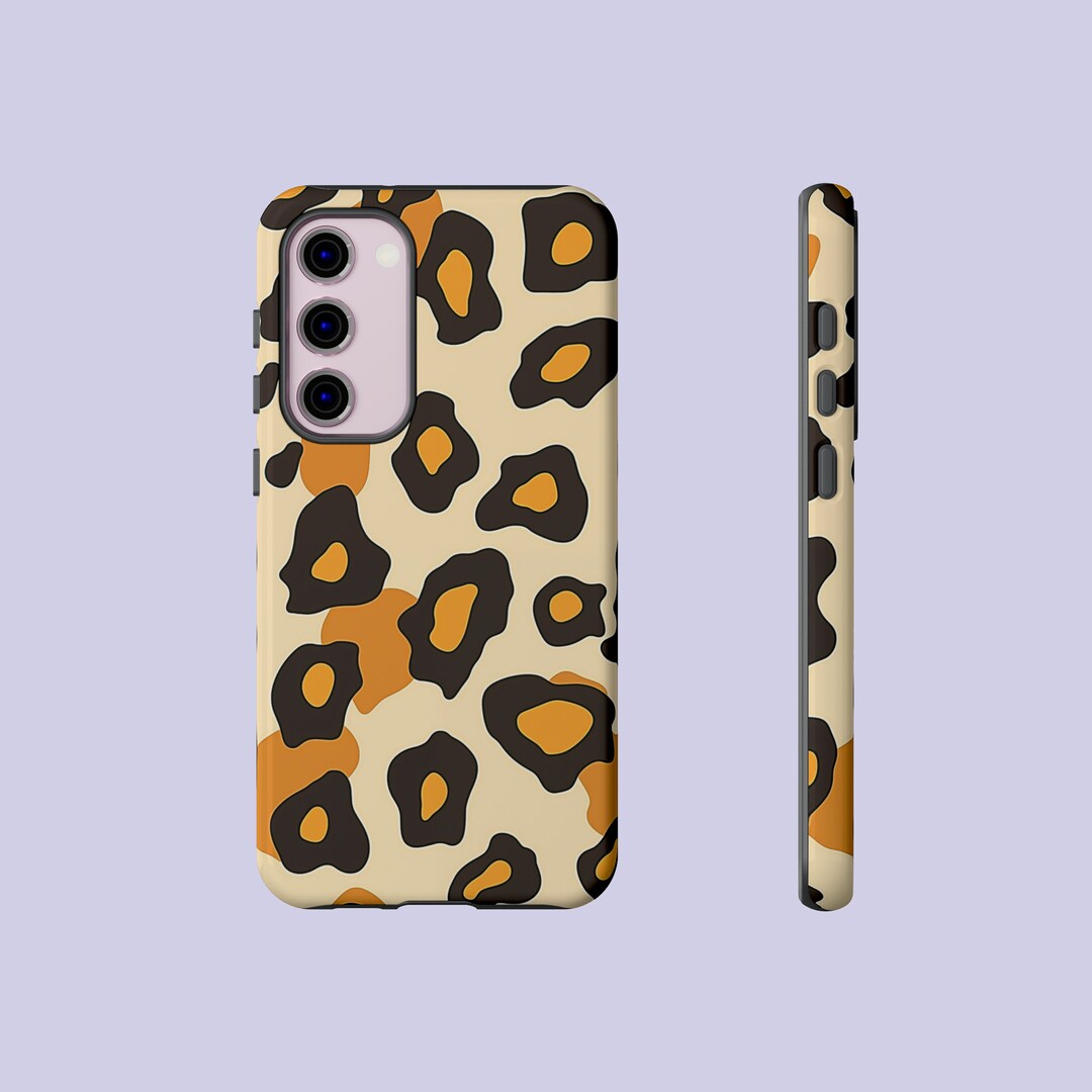 Leopard Print Personalized Case for Samsung Galaxy S23, S22, S21, S20 ...