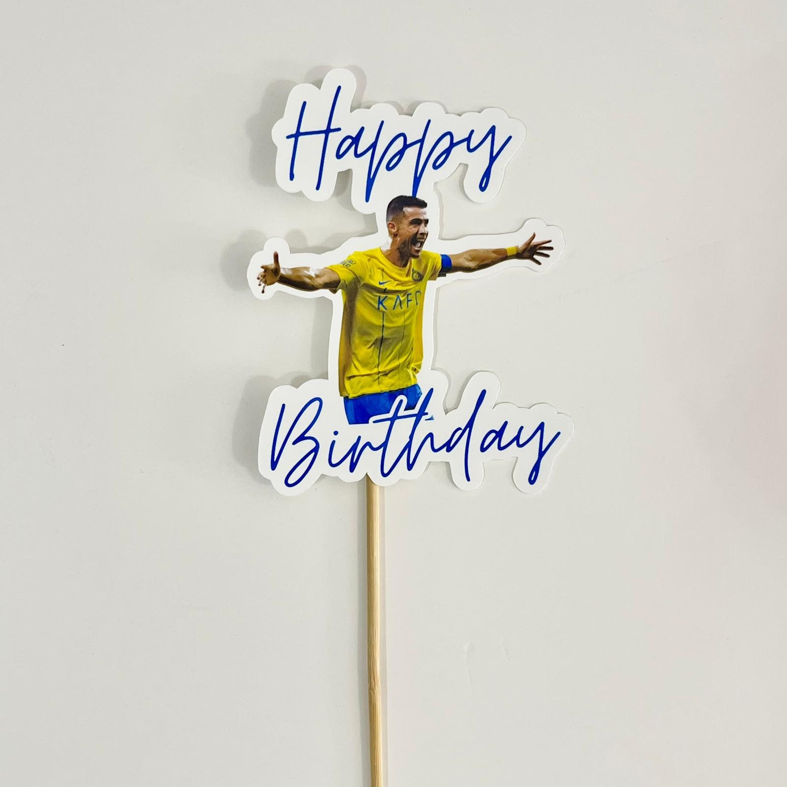 CR7 Cristiano Ronaldo SUI Al Nassr Cake Topper - Etsy