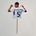 Jude Bellingham Set of 5 Cake Toppers | Football Theme Birthday | ANY ...