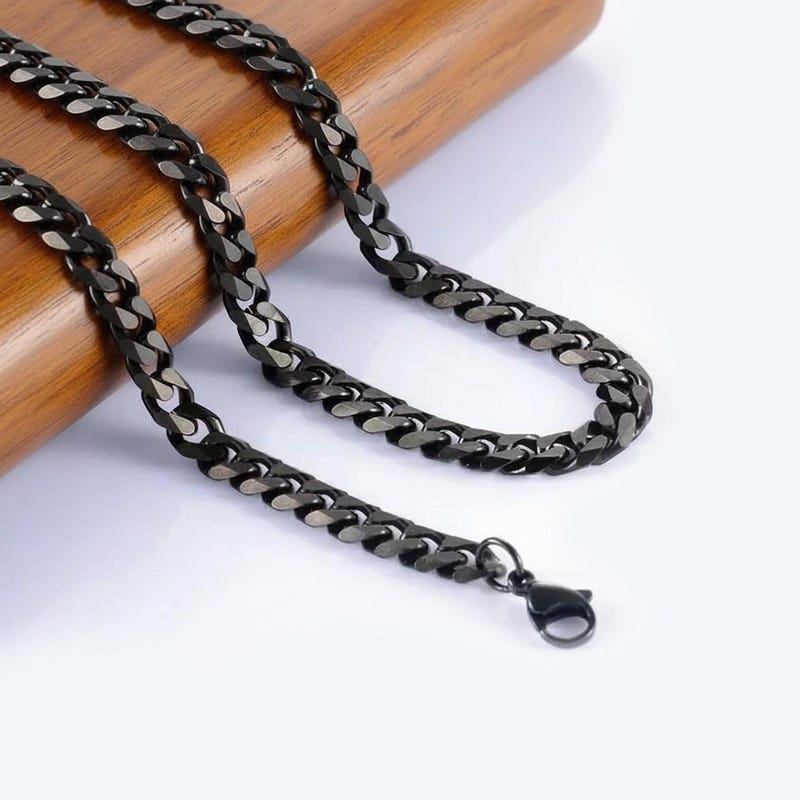 Black Chain 30 - Etsy