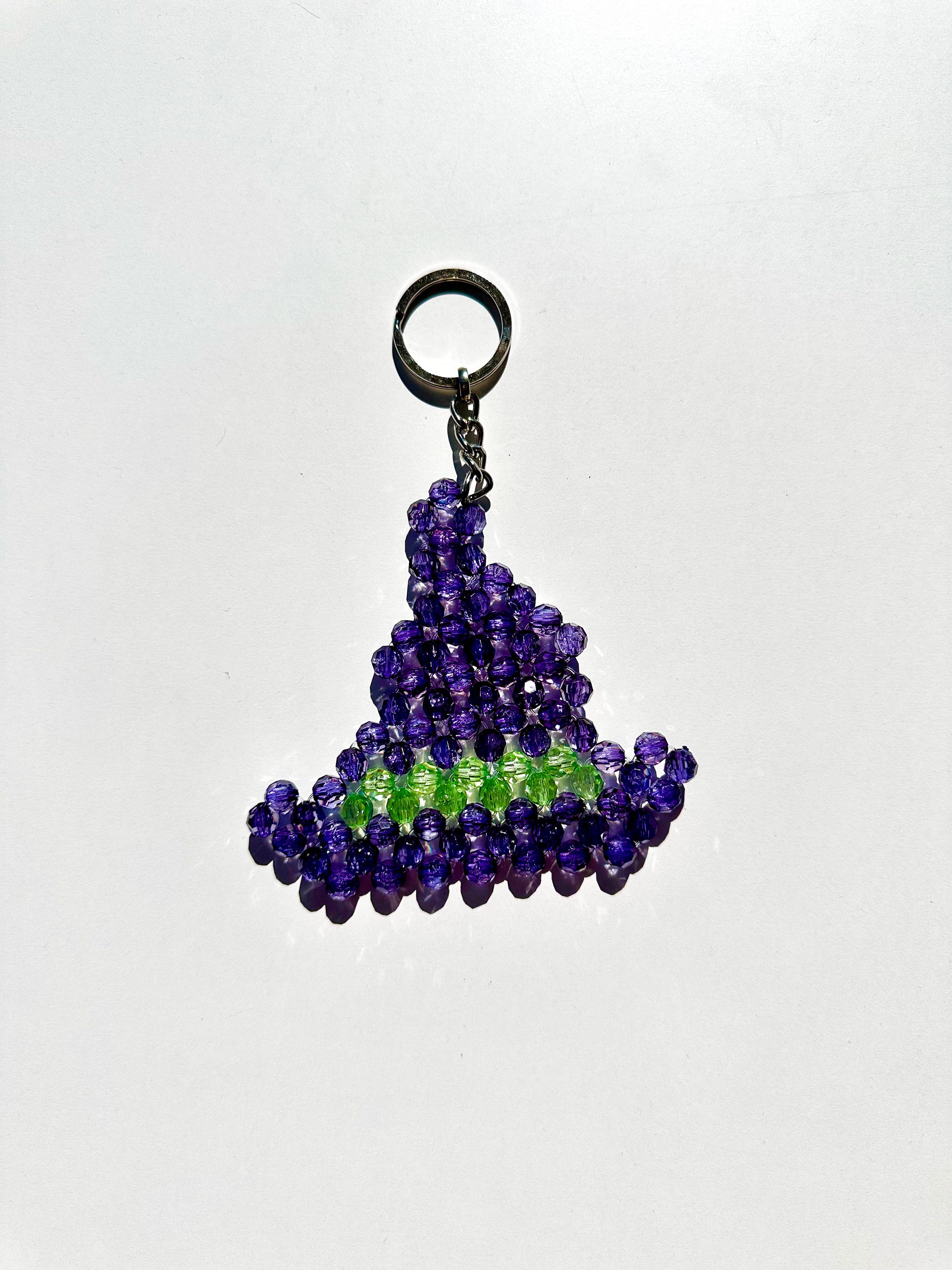 Spooky Halloween Beaded Keychain, Pumpkin Keyring, Halloween ...