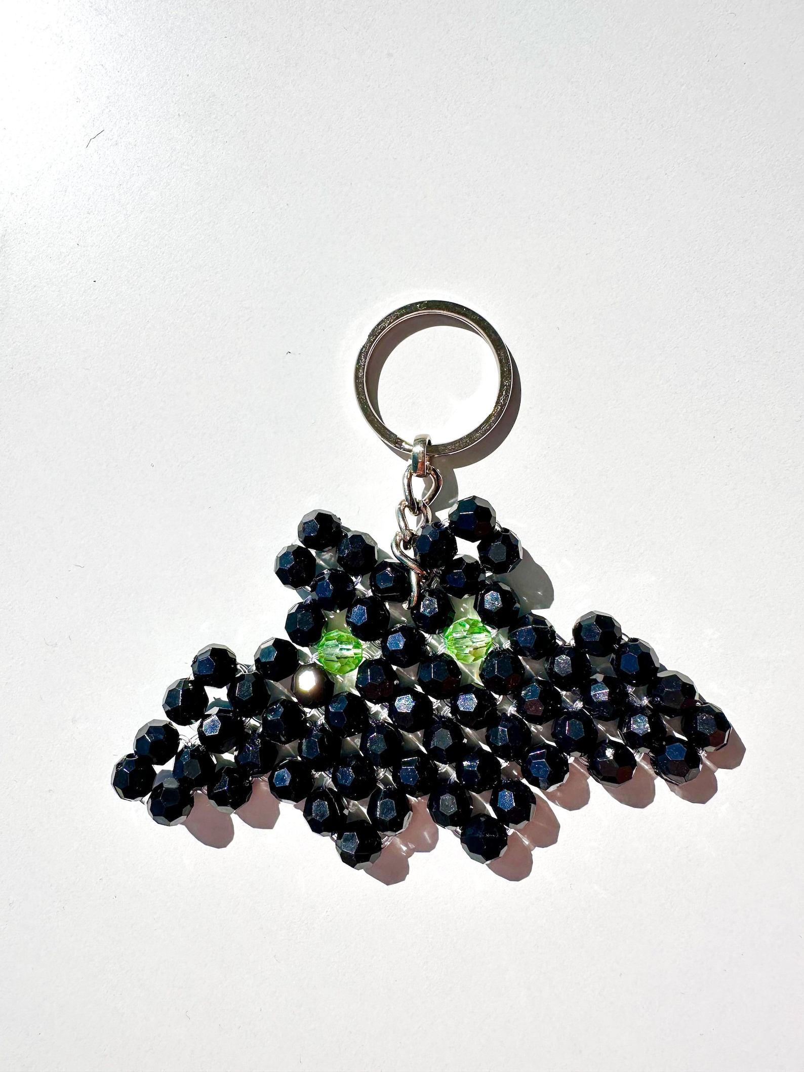 Spooky Halloween Beaded Keychain, Pumpkin Keyring, Halloween ...