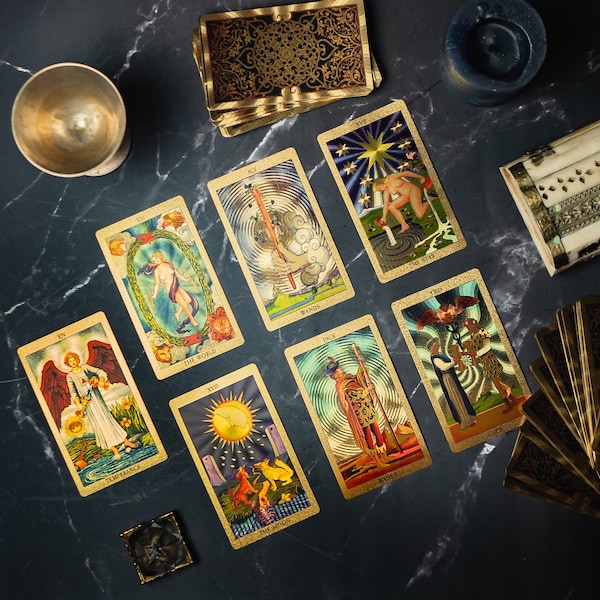 Antique Vintage Tarot Cards - Etsy