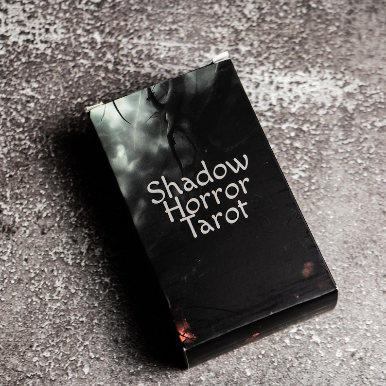 Gothic Horrortarot Deck, 78 Mystic Horror Cards With QR Guidebook ...