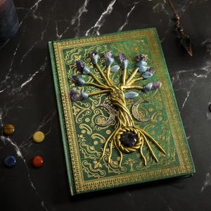 Blank Spell Book, Book of Shadows, Tree of Life Handmade Journal ...