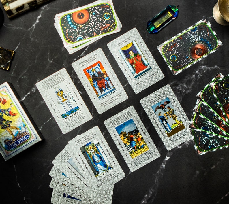 Tarot Deck for Beginners and Readers, Vintage Fortune Telling Cards ...